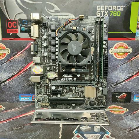 Jual Paket Motherboard Amd Asus Fm2 Processor Apu A6 6400k Ram 8gb