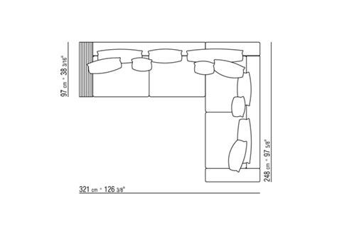 Groundpiece Flexform Modular Sofa Milia Shop