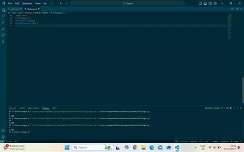 Challenge Python Codingprogress 100daysofcode Python Codingjourney Roopasree Challa