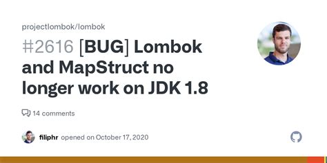 Bug Lombok And Mapstruct No Longer Work On Jdk 18 · Issue 2616