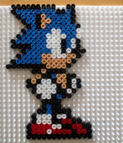 Small Sonic Perler Bead Pattern