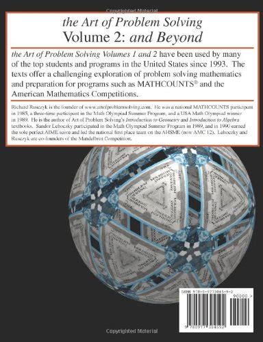 The Art Of Problem Solving Vol 2 And Beyond Solutions Manual On