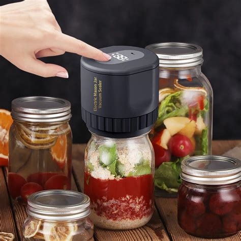 electric mason jar vacuum sealer 10 extra sealers 🚨 58 off last d