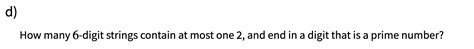 Solved A String Of Digits Is Any Sequence Of Digits Chegg