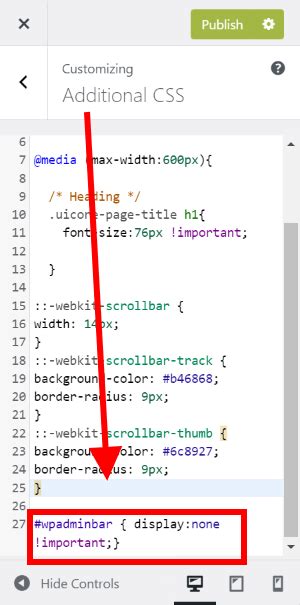 How To Hide Top Admin Bar Using A Wordpress Filter Geeksforgeeks