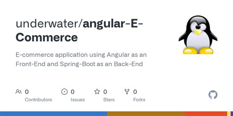 Github Underwaterangular E Commerce E Commerce Application Using