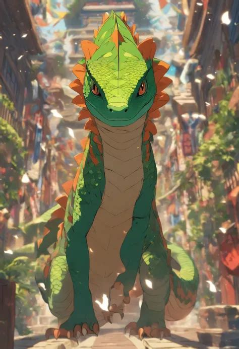 Anime Anthro Gecko Seaart Al Free Al Art Generator