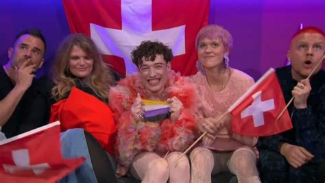 Eurovision2024 Esc2024 Schweiz Nonbinary Flag Price Breakthecode Nemo Daniel Graf 🚀