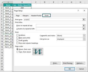 Print Area In Excel What Is It Examples How To Set Change