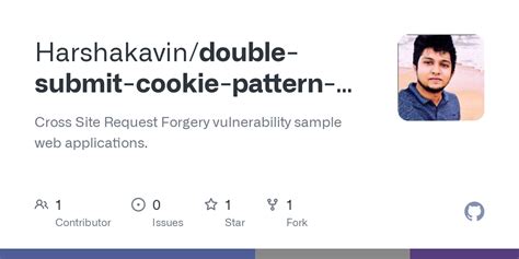 Double Submit Cookie Pattern Csrfssd2homephp At Master · Harshakavin