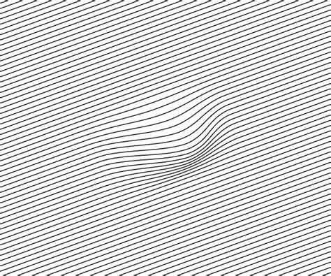 Premium Vector Vector Abstract Distorted Wave Lines Background