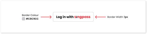 Singpass Button Guidelines For Developers And Designers Singpass