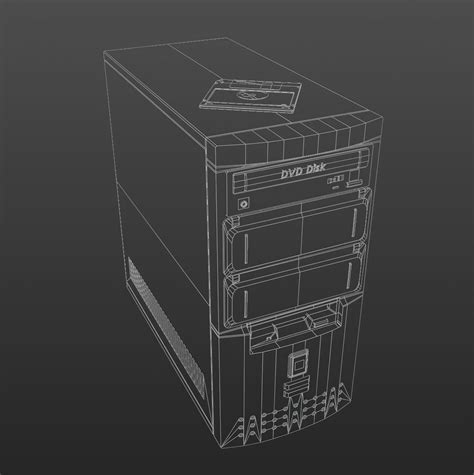 Old System Unit 3d Model Turbosquid 1986394