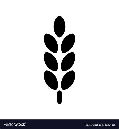 Wheat Icon Royalty Free Vector Image Vectorstock