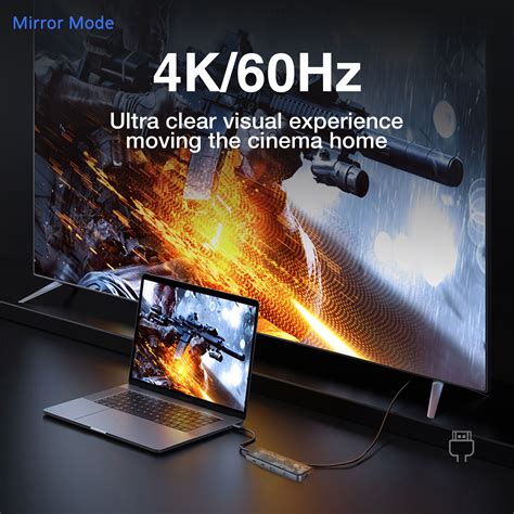 Buy Wholesale China 9 In 1 Type C Hub Laptop Docking Station With Perspective Tempered Glass