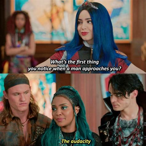 Pin By Matilda On Descendants 💜💙 ️🧡 Disney Quotes Funny Disney