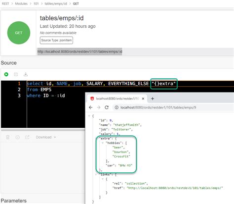rest apis and table inserts the definitive guide for oracle