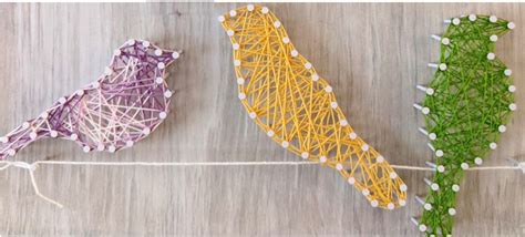 Digital Bird String Art Template Etsy