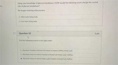 Solved Using Your Knowledge Of Glucose Breakdown HOW Would Chegg