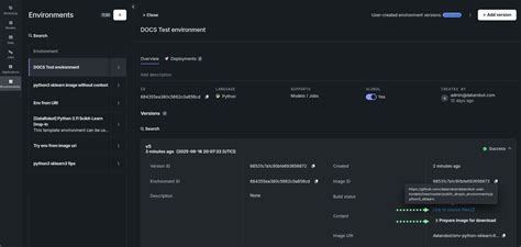 Add An Execution Environment Datarobot Docs