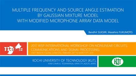 Pdf Multiple Frequency And Source Angle Estimation By Gaussian