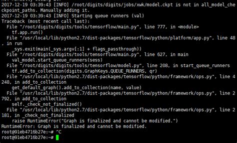 Tensorflow Graph Is Finalized And Cannot Be Modified Stack Overflow