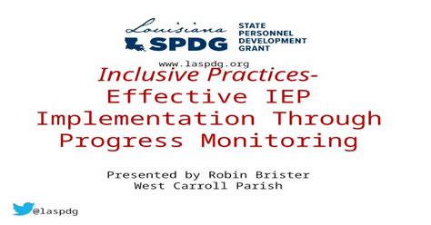 Pptx Inclusive Practices Effective Iep Implementation Through