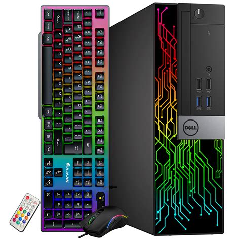 Custom Built Rgb Lights Pc Dell Optiplex Sff Computer Intel Price From Lowpi Canada