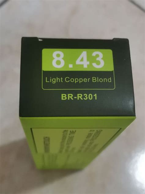 Bremod Hair Color 843 Light Copper Blond 100ml Lazada Ph