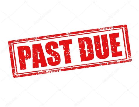Past Due Stamp — Stock Vector © Carmendorin 27504023