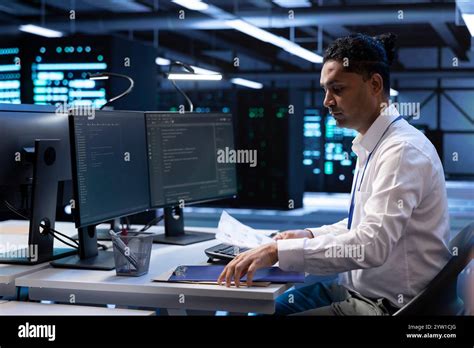 Data Center It Expert Developing Strategies And Procedures To Ensure Business Continuity In Case