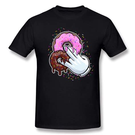 เสื้อยืดพิมพ์ลาย2 in the pink 1 in the stink i donut sex tshirt ผู้ชายผู้หญิงตลกๆเสื้อยืดผ้าฝ้าย