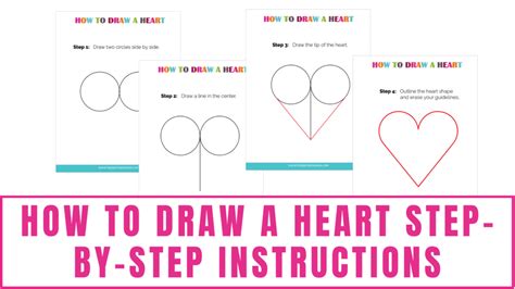 3 Free Printable Cute Heart Drawings