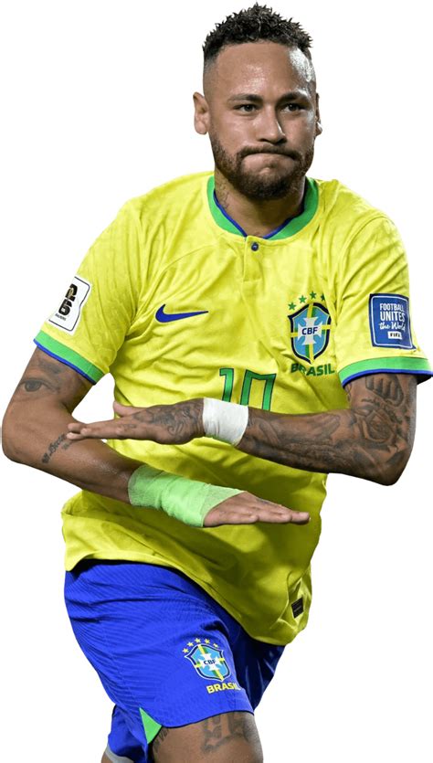 Neymar Brazil Football Render Footyrenders