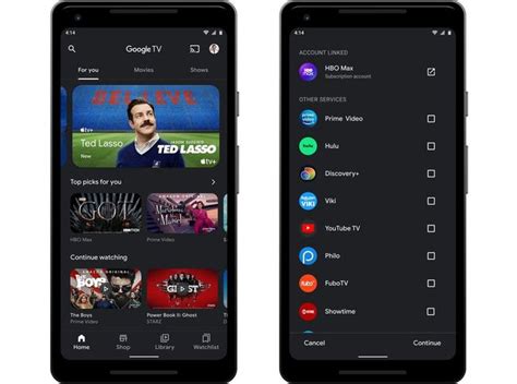 Google TV For Android Gains A Revamped UI Support For More Streaming Services Android Central