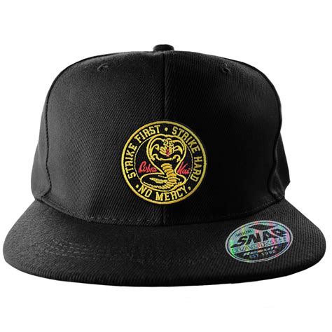 Cobra Kai Patch Standard Snapback Cap Black
