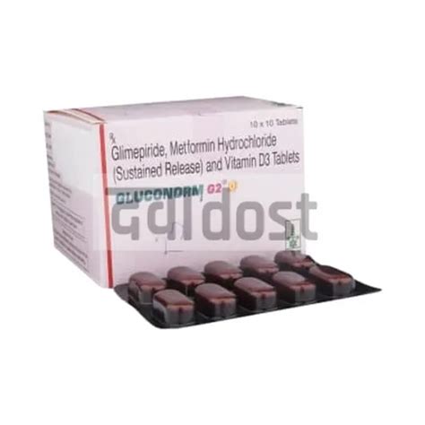 Gluconorm G2 D Tablet Sr Upto 10 00 Off Dawaadost