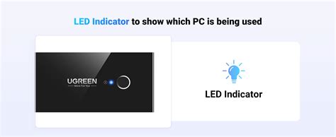 Ugreen 30767 Usb 2 0 Switch 2 In 4 Output Usb Kvm Switch
