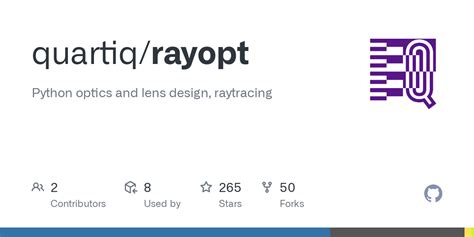 Github Quartiqrayopt Python Optics And Lens Design Raytracing