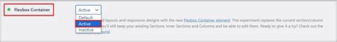 how to fix missing flexbox container widget in elementor
