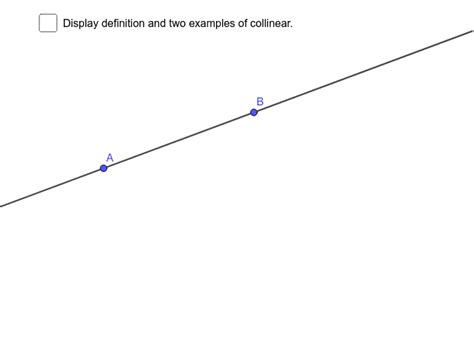 Collinear Definition