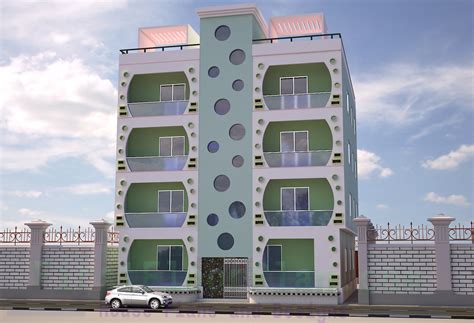 4 Storey Building Plan With Front Elevation 50 X 45 First Floor Plan House Plans And Designs