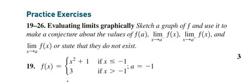 Solved Practice Exercises 1926 Evaluating Limits