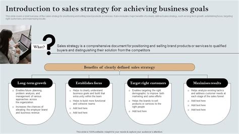 Introduction To Sales Strategy For Achieving A Comprehensive Guide Mkt Ss V Ppt Template