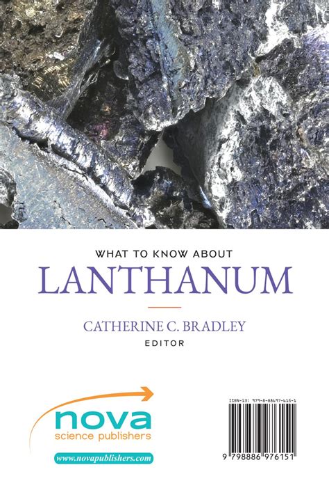 What To Know About Lanthanum Nova Science Publishers