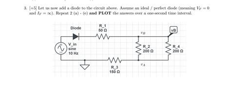 Let Us Now Add A Diode To The Circuit Above Chegg Com