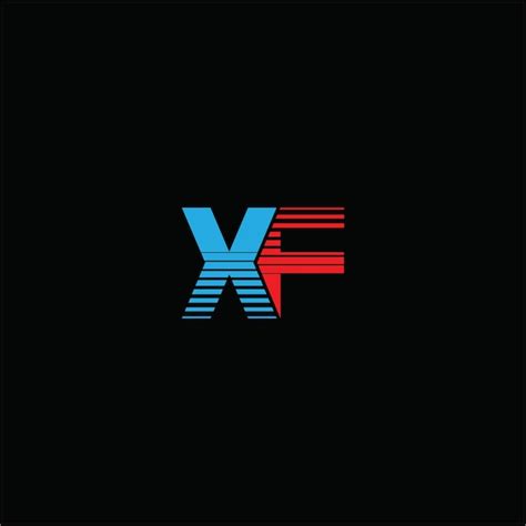 Premium Vector Xf Letter Logo Creative Design With Vector Graphic Xf
