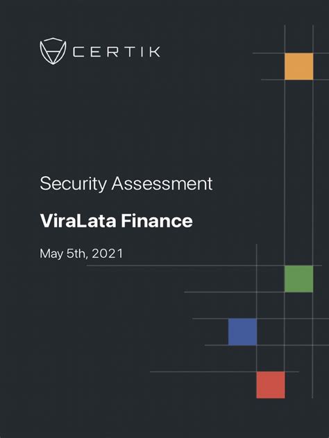 Security Assessment Viralata Finance May Th Pdf Variable Computer