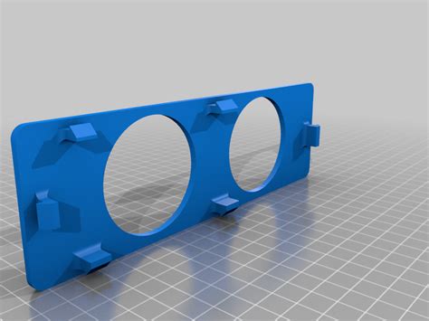 Archivo 3d Gratis Din Size 2 Gauge Pod・plan Imprimible En 3d Para