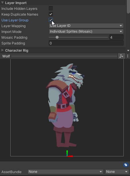 drag sprites to create or edit categories and labels 2d animation 9 0 4